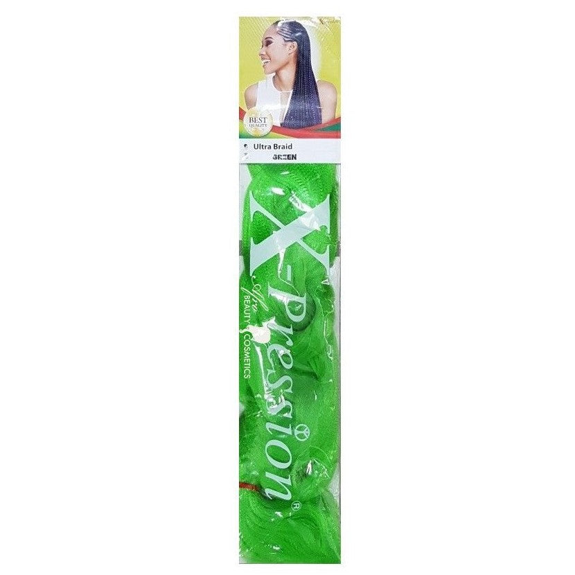 X-Pression Ultra Braid Green – Coolhair